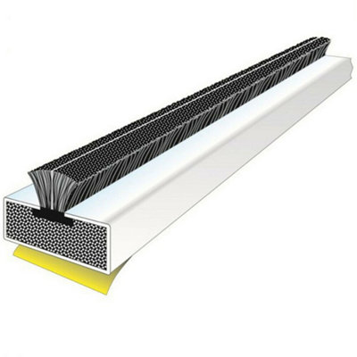 25 PACK Fire & Smoke Door Strip 2100 x 15 x 4mm Intumescent Fire Stop White