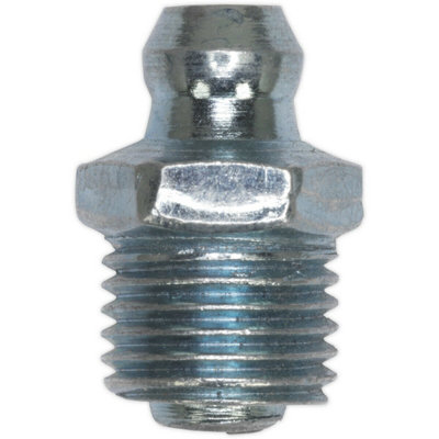 25 PACK - Straight Grease Nipple Fitting - M10 x 1mm Metric Thread Size