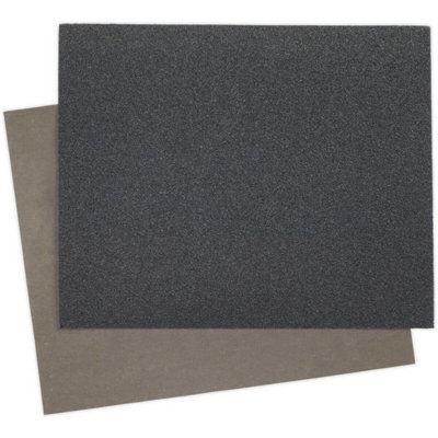 25 Pack Waterproof Wet & Dry Sandpaper - 230x280mm - 180 Grit for Metal ...