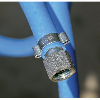 25 PACK Zinc Plated Double Ear O-Clip - 11mm to 13mm Diameter - Hose ...