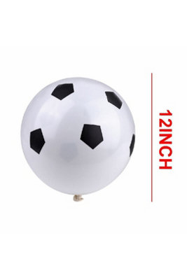 25 Pcs 12 Inch Football Printed Latex Balloons Party World Cup