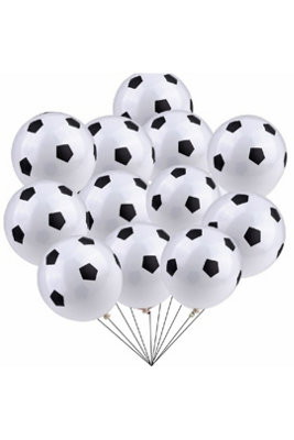 25 Pcs 12 Inch Football Printed Latex Balloons Party World Cup