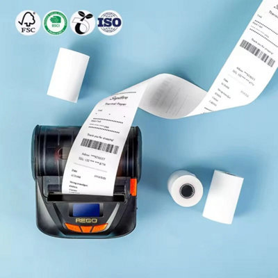 25 Rolls 57x70 Thermal Paper Till Rolls EPOS Credit Card Terminal Cash ...