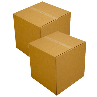 25 x 24 x 18 x 18" (609x457x457mm) Strong Secure Single Wall Cardboard ...