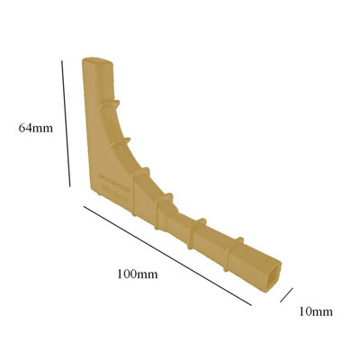 25 x Buff Brick Tunnel Weep Vents Low Profile Invisible Cavity Wall ...