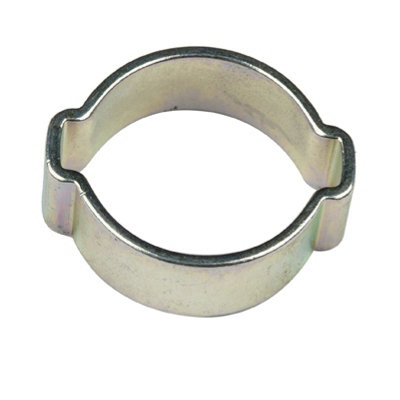 25 x Double Ear O Clips Fuel Clamps, Water Coolant Pipes Air Hydraulic ...