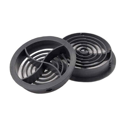 25 x Easy-Trim Dark Grey Plastic 70mm Soffit Air Vents for Roof Ventilation