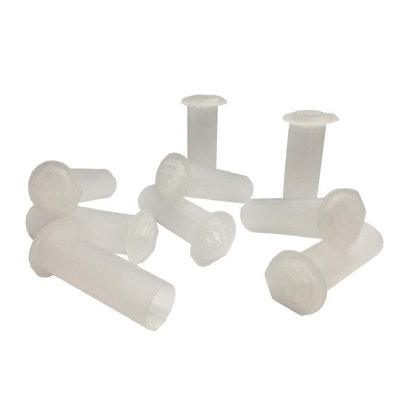 25 x Natural Clear Drill Weep Vents Round Venting System Cavity ...