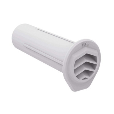 25 x White Drill Weep Vents Round Vent Cavity, Retaining Wall, Rendered ...