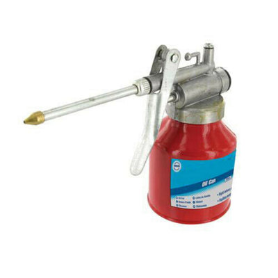 250cc Oil Can Trigger Action Rigid Spout Brass Filter Die Cast Head