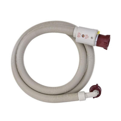 250cm Supply Flexible Hose with Check Valve Washing Machine Water Anti Leak