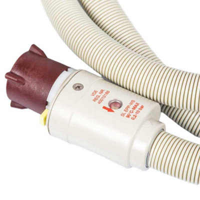 250cm Supply Flexible Hose with Check Valve Washing Machine Water Anti Leak