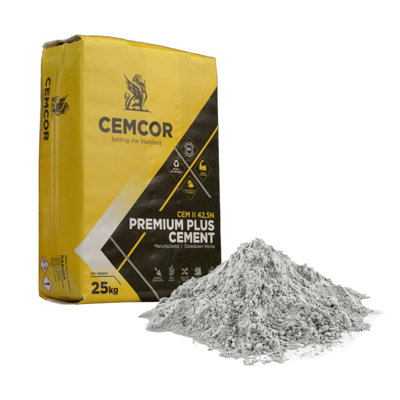 250kg Cemcor High Strength Premium Cement 42.5N 10 x 25kg Bags