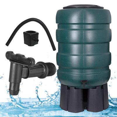 250L XL Water Butt Garden Rain Water Collector Set With Stand Diverter ...