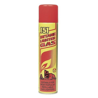 250ml Gas Fuel Refill Ideal for BBQ, Camping, Kitchen & Cooking Lighter ...