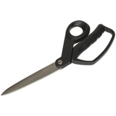 250mm Heavy Duty Shears / Scissors - Ergonomic Handles - Stainless Steel