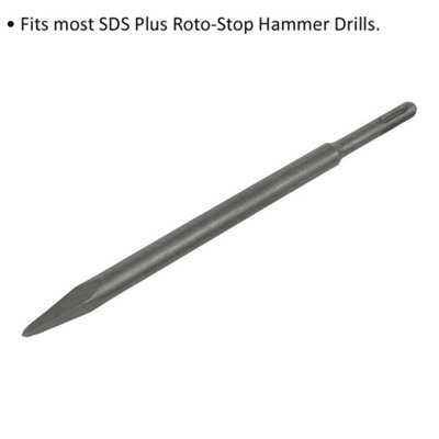 250mm Impact Breaker Point - SDS Plus Shank - Demolition Hammer Chisel ...