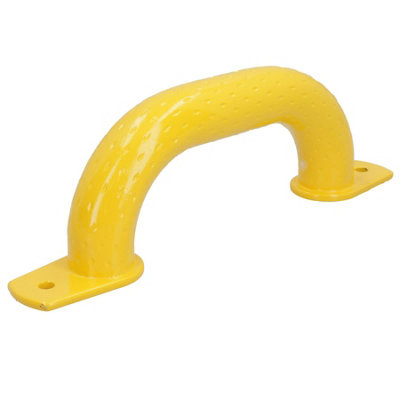 250mm Steel Safety Grab Pull Handle For Trailers Trucks Yellow Coated ...