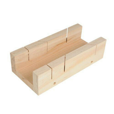 250mm x 90mm Mitre Box 90 Degrees & 45 Degrees Cutting Block | DIY at B&Q