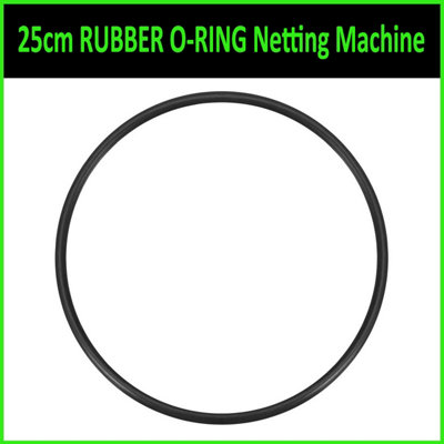 25cm RUBBER BRAKE O RING FOR Christmas Xmas Tree Rings Bands Netting ...