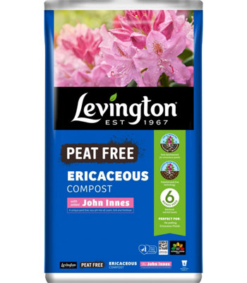 25L Ericaceous Compost, Peat-Free, Multi-Purpose Fertilizer for Indoor ...
