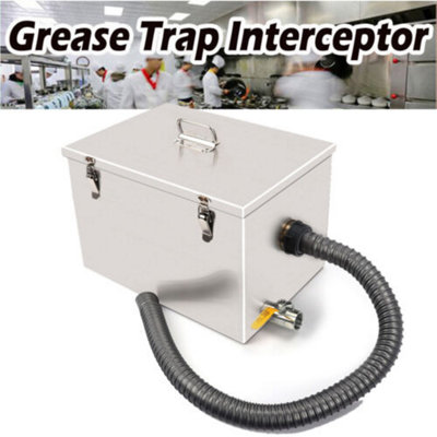 25L Stainless Steel Grease Traps Oil-Water Separator for Restaurants ...