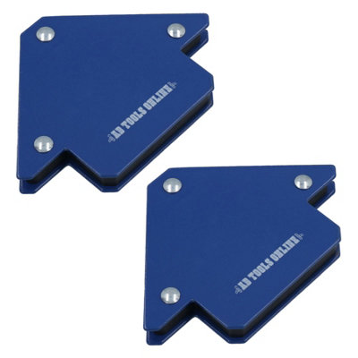 25lb Small Welding Magnet x 2 Right Angle Square Holder Soldering ...