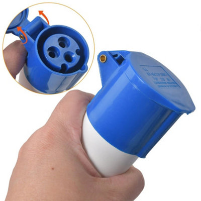 25m 16A IP44 Caravan & Camping Electric Mains Hook Up Extension Lead Cable