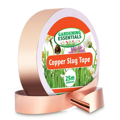 25m Copper Slug Tape - 20mm Copper Tape Slug Repellent - Humane Slug ...