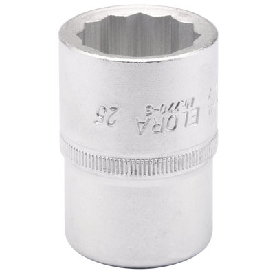 25mm 3/4" Square Drive Elora Bi-Hexagon Socket 731 | DIY at B&Q