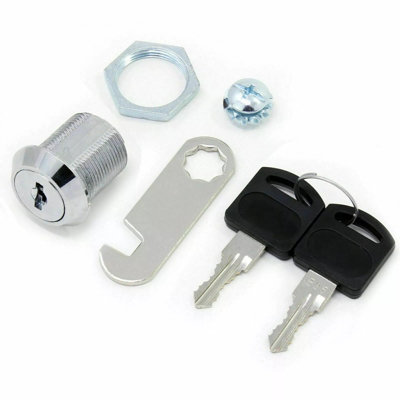 25mm Cam Lock with 2 Keys - Cabinet Drawer Locker Mailbox Furniture ...