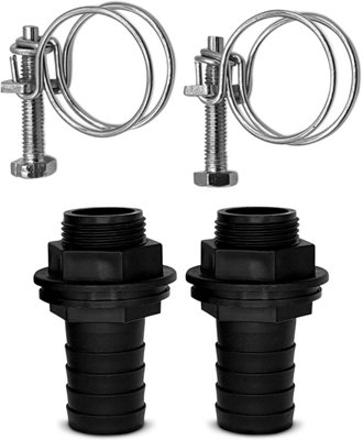 25mm Water Butt Connector Kit-Heavy Duty Water Tank Outlet Connector ...