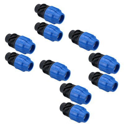 25mm x 1/2" MDPE Female Adapter Compression Coupling Fitting Water Pipe ...