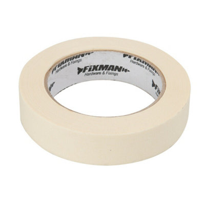 25mm x 50m Paper Masking Tape Residue Free Adhesive Decorating Painting ...