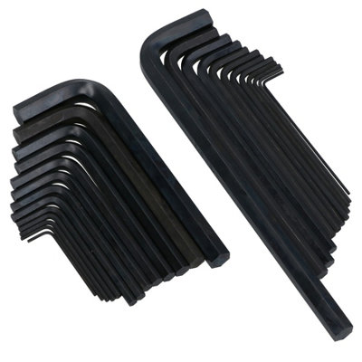 25pc Metric and AF Allen Alan Allan Hexagon Hex Key Set