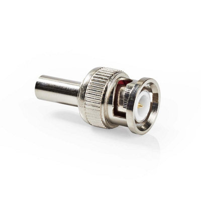 25x BNC CRIMP MALE RG59 CONNECTOR COUPLER COAXIAL COAX CABLE PLUG CCTV ...