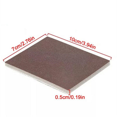 25X Wet Dry Sanding Sponge Block Double Side Fine Coarse