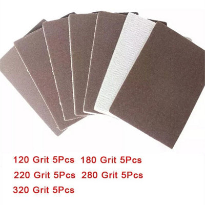 25X Wet Dry Sanding Sponge Block Double Side Fine Coarse