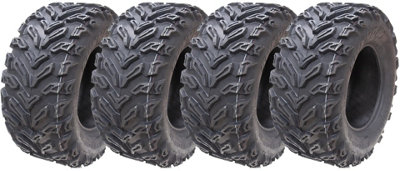 25x10.00-12 Quad ATV Tyres 6ply Wanda P3103 E-Marked Road Legal Tires ...