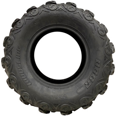 25x8.00-12 ATV Quad Tyre OBOR Mudsling WU05 E-Marked Road Legal 165kg ...