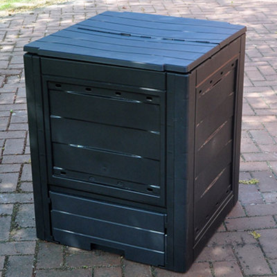 260 Litre Zero Maintenance Plastic Composter Bin / Compost Box | DIY at B&Q