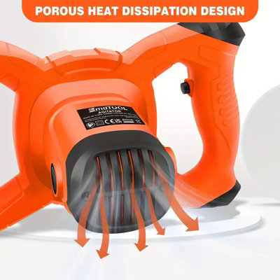 2600W Handheld Paddle Mixer Concrete Mixer, Portable Concrete Cement ...