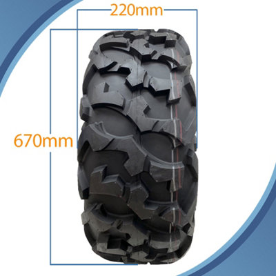 26x9.00R12 (225/75R12) 6ply ATV Tyres OBOR Cornelius 66J Road Legal ...