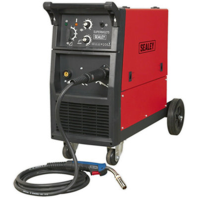 270A MIG Welder with Forced Air Cooling and Euro Torch for Precision ...
