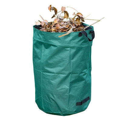 272-Litre Heavy-Duty Garden Waste Bag, Waterproof Rubbish Sack for ...