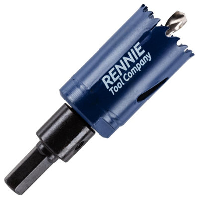 27mm Bi-Metal Holesaw With Arbor And Pilot Drill. M35 5% Cobalt Bi ...