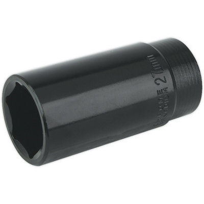 27mm Deep Impact Socket - Durable Chrome Vanadium Wrench for Air Impact ...
