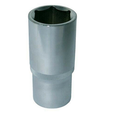 Buy 27mm Deep Metric Steel Socket 1/2" Inch Drive | DIY at B&Q