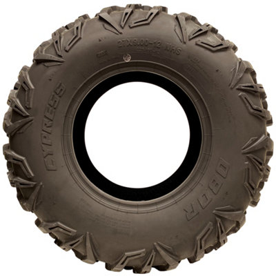 27x9.00-12 (225/80-12) 8ply ATV Tyre P0358 OBOR Cypress 71J Tubeless ...