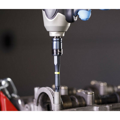 28 PACK TRX Hex Spline IMPACT Bit Set - 3/8" & 1/2" Square Drive Socket ...